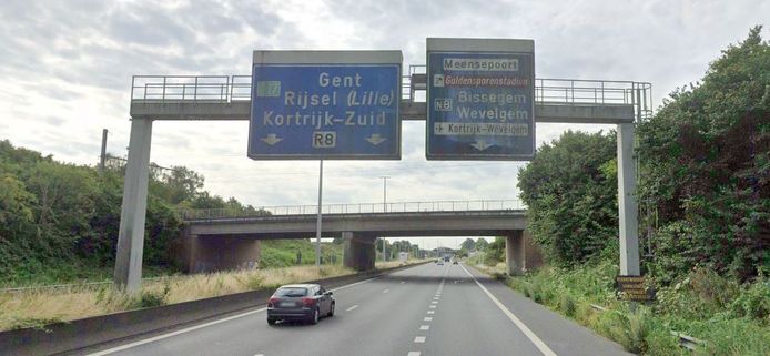 Afrit Bissegem op buitenring R8 tot eind 2024 dicht voor vrachtwagens ...