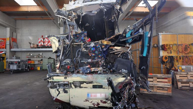 Buswrak Sierre in alle stilte vernietigd | De Morgen