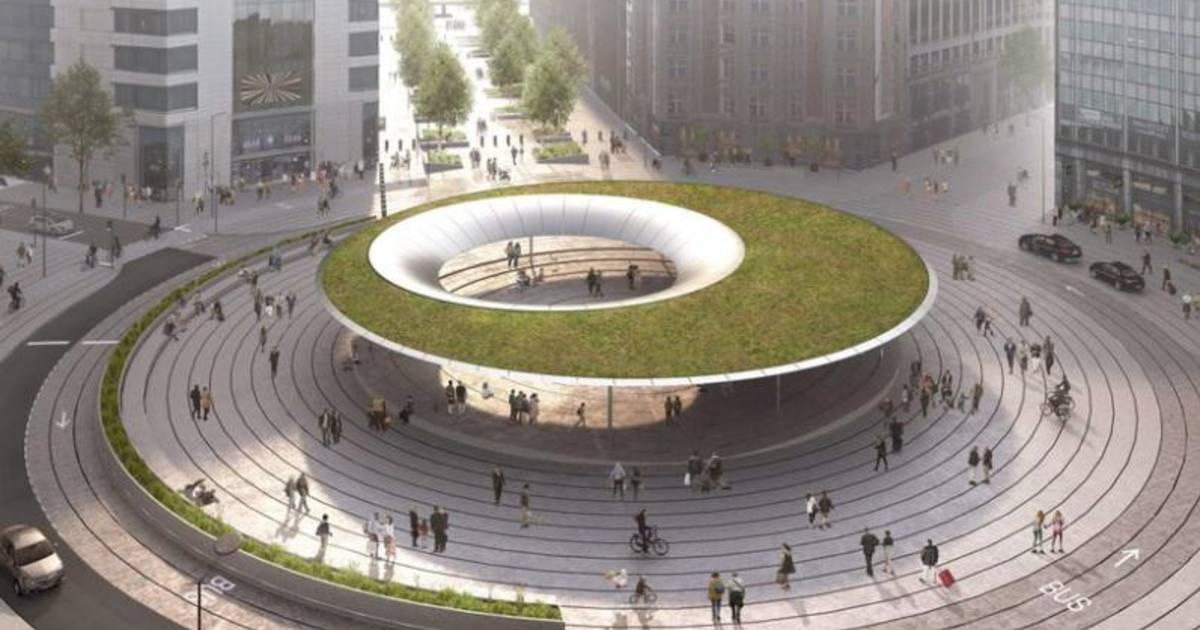 Voici à quoi va ressembler le rond-point Schuman | Home | 7sur7.be