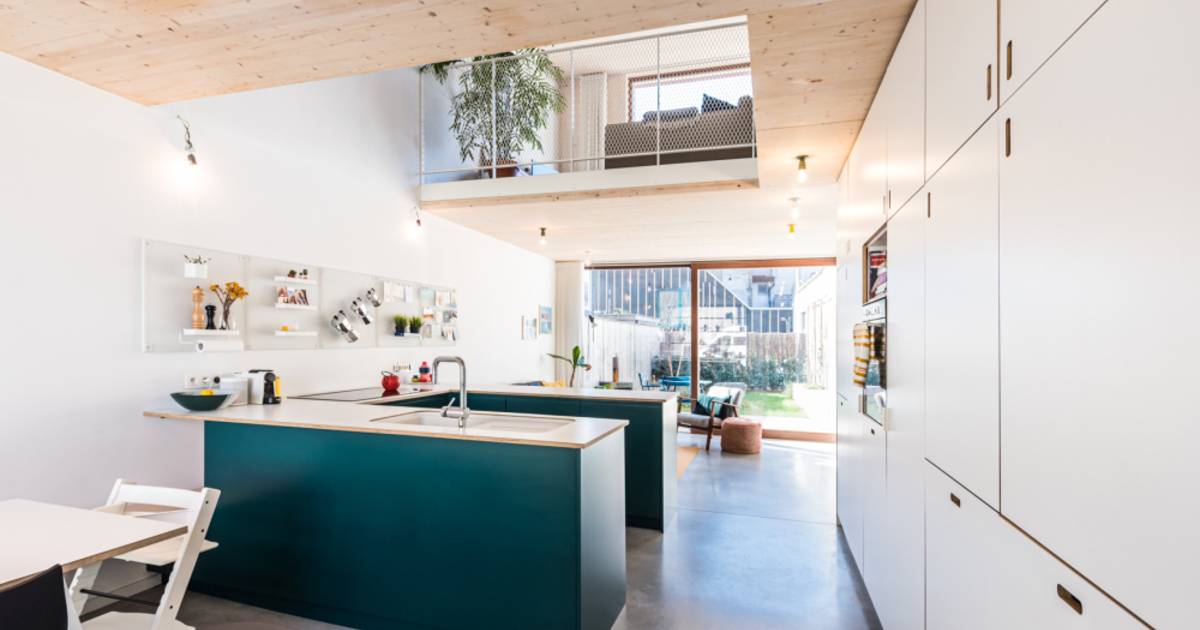 Deze Gentse CLT-woning van Tom en Marie stond op twee weken recht: “Het ...