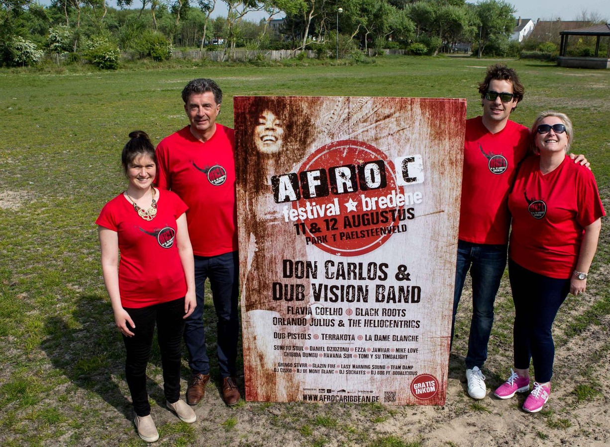 Alleen stomende latinomuziek op nieuw podium Afro C | Foto | hln.be