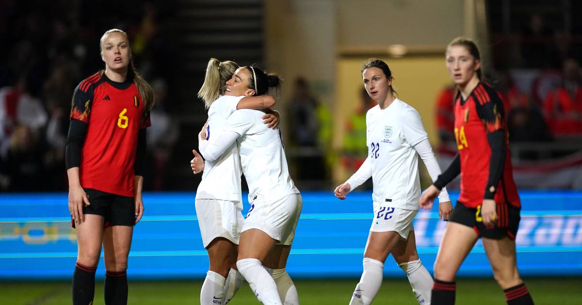 Les Red Flames balayées 6-1 par l'Angleterre | Diables rouges | 7sur7.be