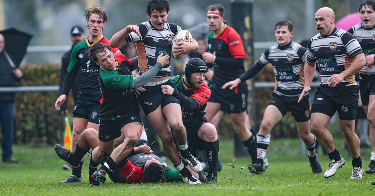 Rugbyers van BRC en RCRCC zijn vijanden tijdens derby, maar: ‘Erna zijn ...