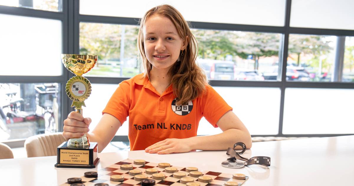 Sasha Chumachenko pakt zilver op WK dammen: ‘Ik wil minimaal één keer ...