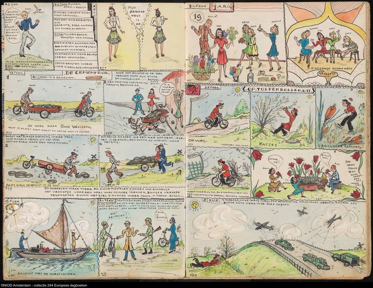 Dagboeken en brieven van kampgevangenen, verzetsmensen, ondergedoken ...