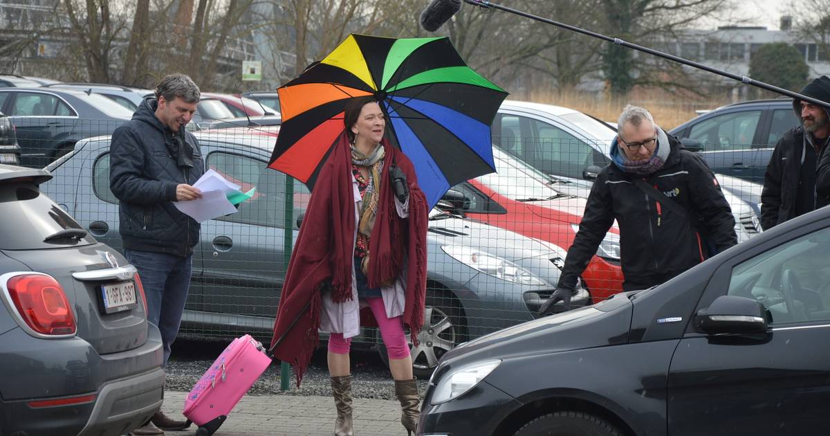 Nancy uit 'Thuis' wandelt in Onderwijslaan | Ninove | hln.be