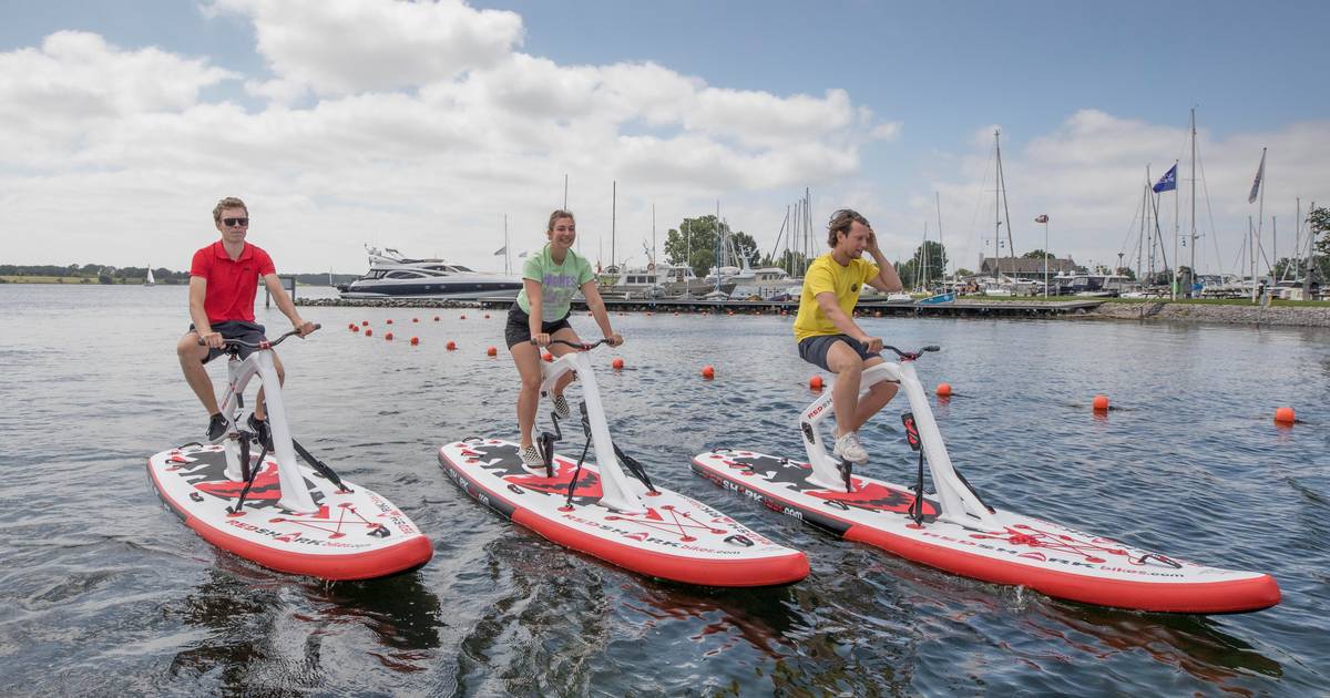 Supfietsers zijn meteen verkocht: ‘Veel stabieler dan een echte sup. En ...