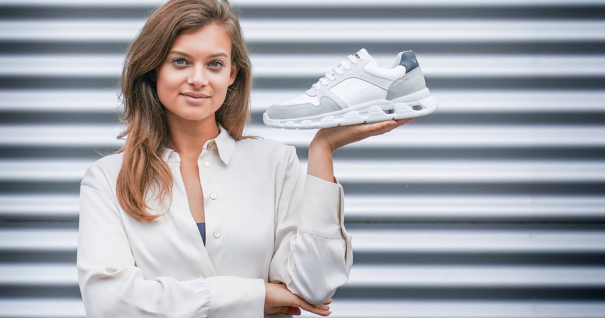 Ze had meer met cijfers dan met nette herenschoenen, toch staat ...