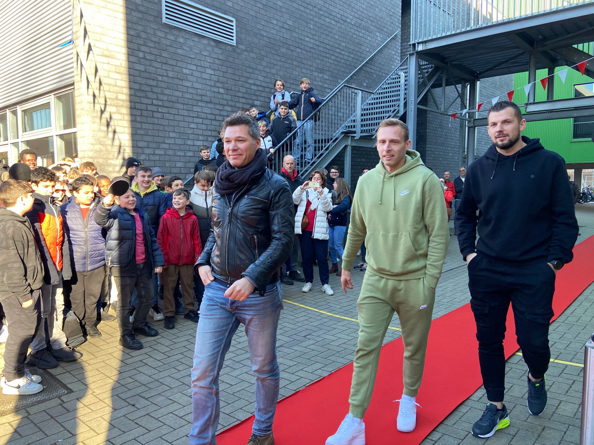 Antwerp-spelers motiveren scholieren tot goede attitude: “Wij ...