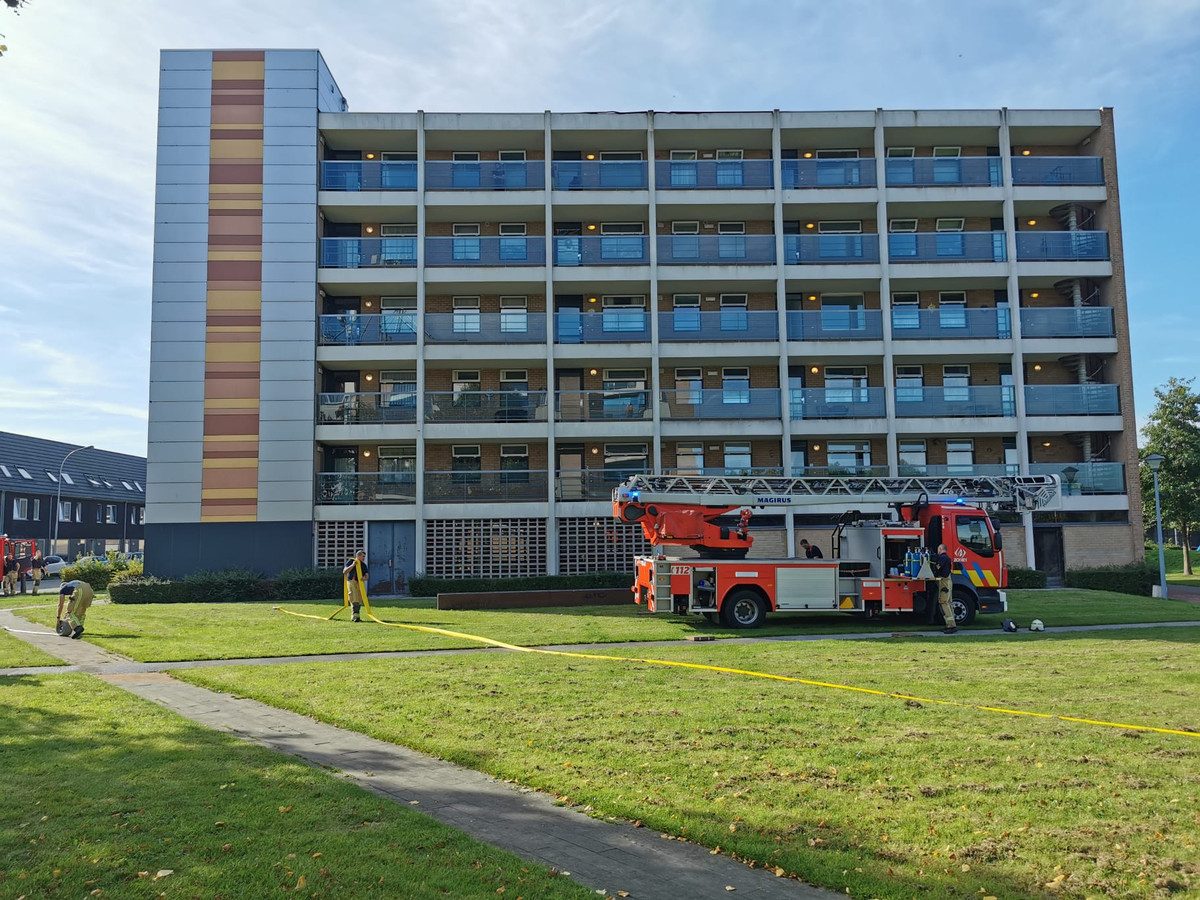 Dertigtal bewoners geëvacueerd door hevige brand op dak van ... Dertigtal bewoners geëvacueerd door hevige brand op dak van ...