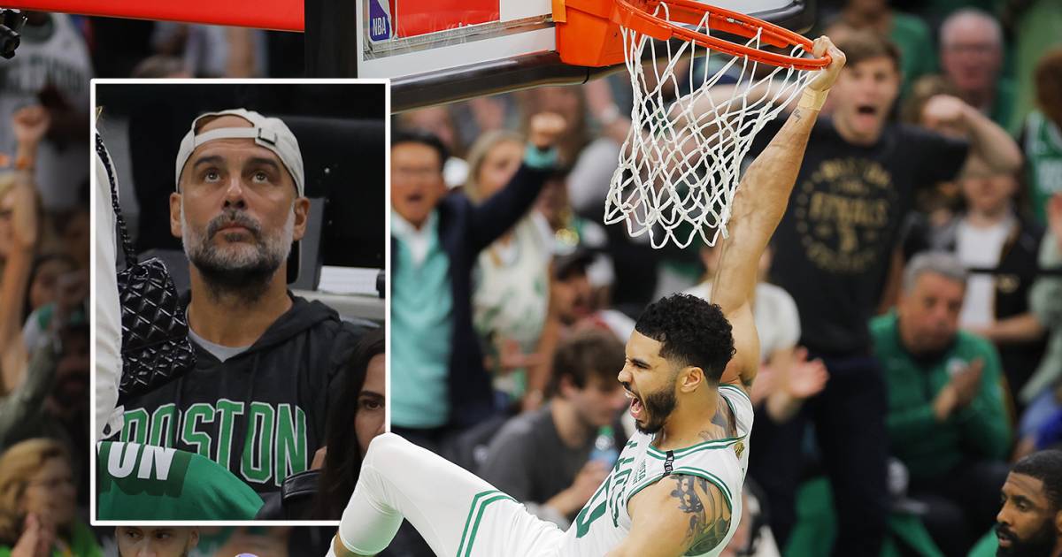 ‘Fan’ Pep Guardiola ziet Boston Celtics eerste tikje uitdelen in finale ...