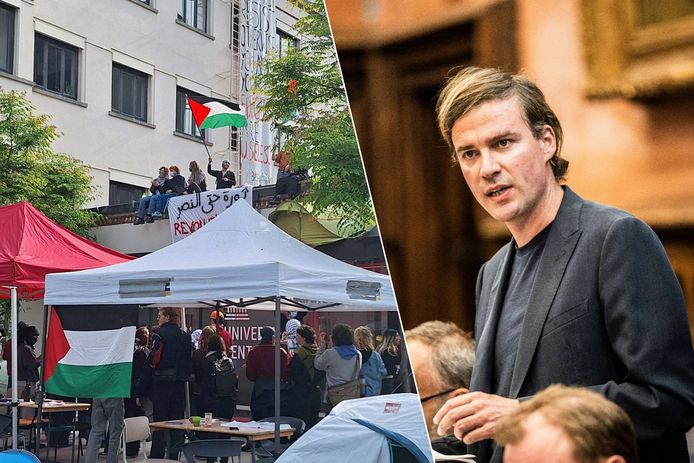 Burgemeester De Clercq verdedigt politieoptreden aan UGent ...