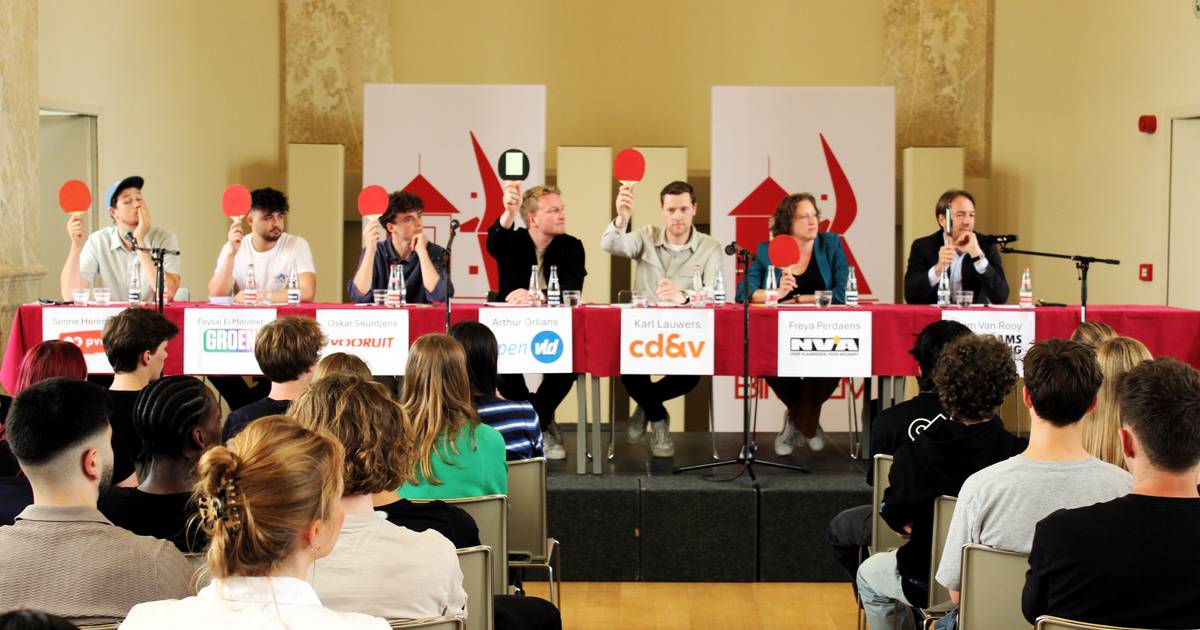 Leerlingen BimSem in de ban van politiek debat: “De thema’s raken hun leefwereld” | Mechelen ...