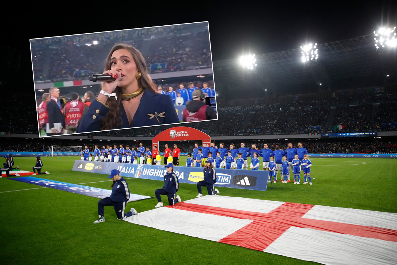 Italiaanse zangeres barst in huilen uit na ‘vermoorden’ van Engels ...