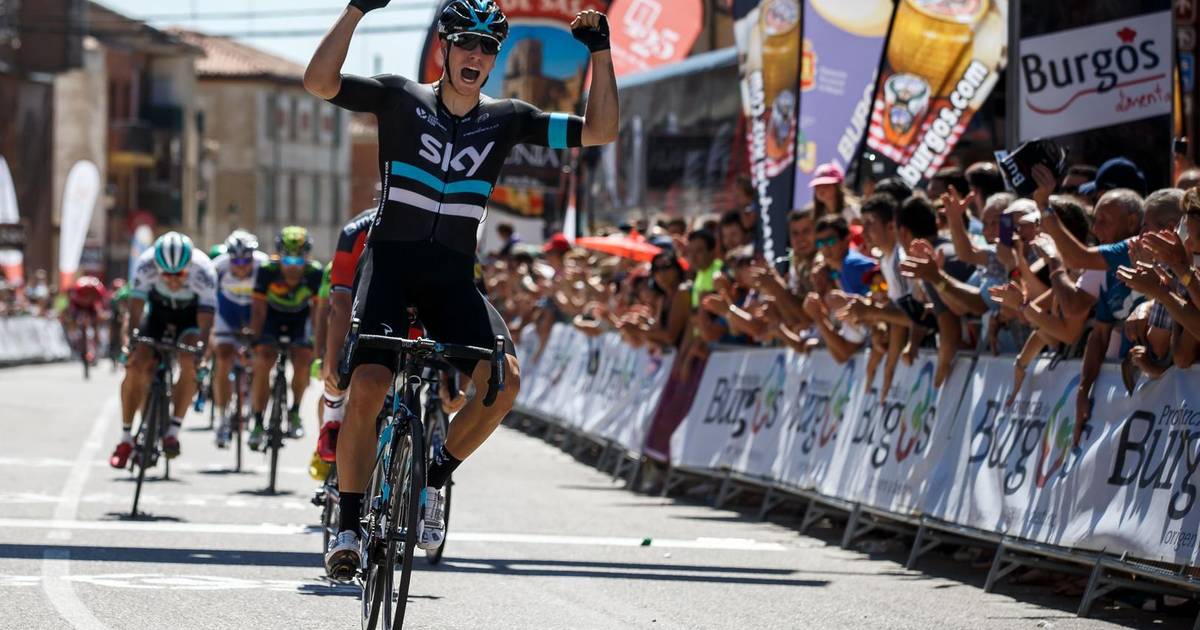 Danny van Poppel pakt na valpartij eerste rit in Burgos, Meersman derde ...