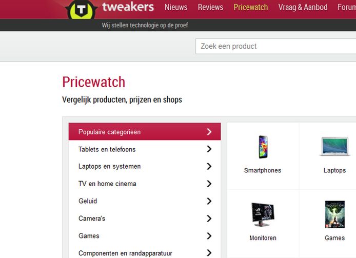 Tweakers Pricewatch verkozen tot 'Website van het Jaar' | Tech ...