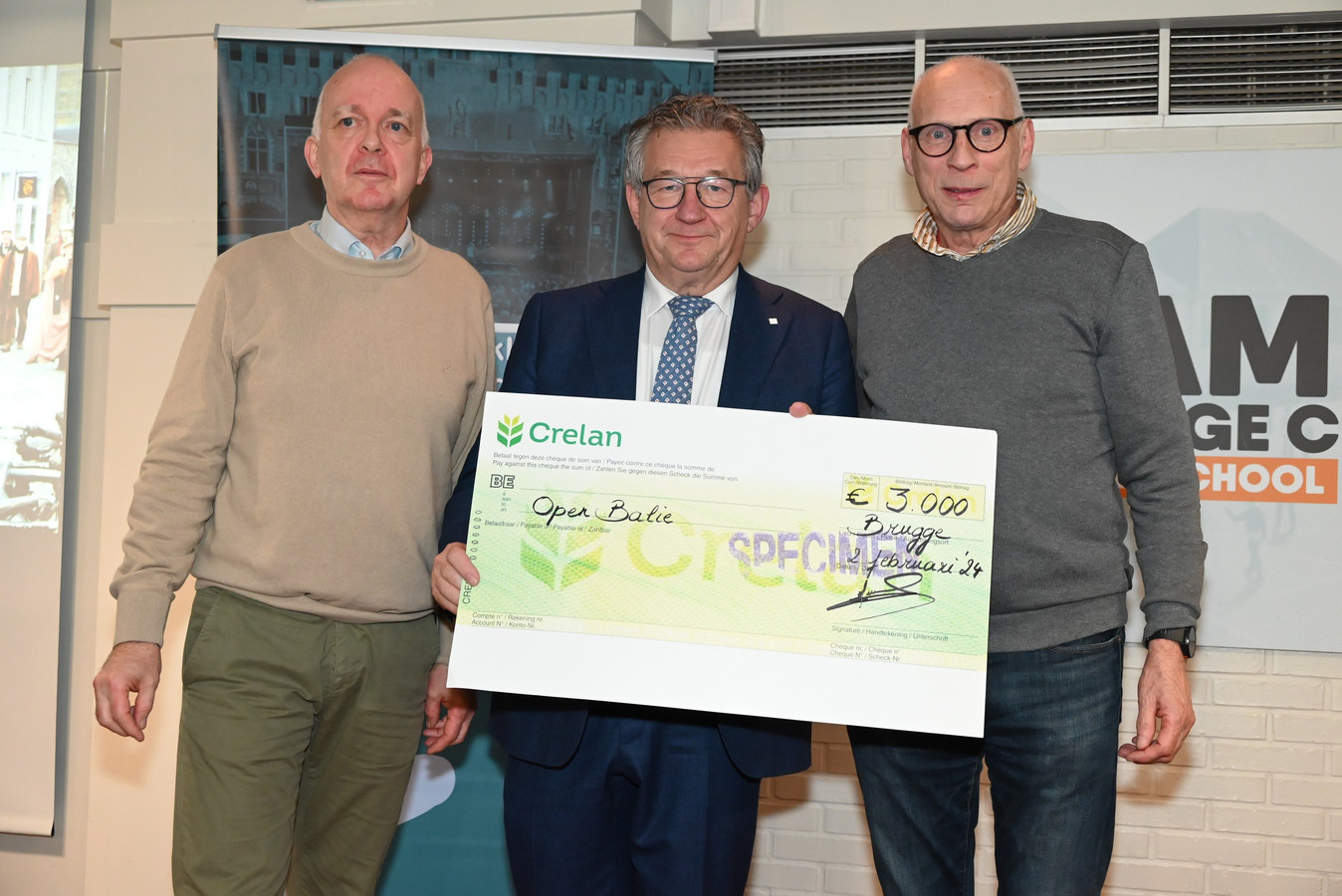 Koninklijk Comité voor Initiatief Brugge schenkt 3.000 euro aan vzw ...