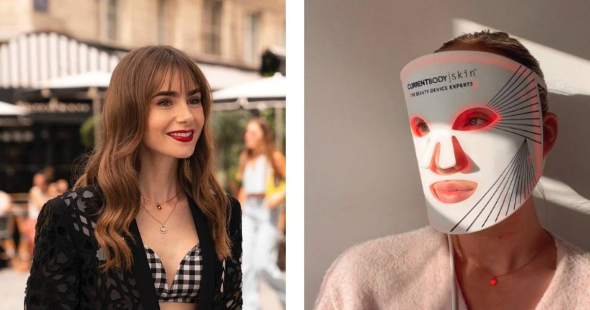 Sinds ‘Emily in Paris’ wil iedereen een LED-gezichtsmasker. Is dat ...