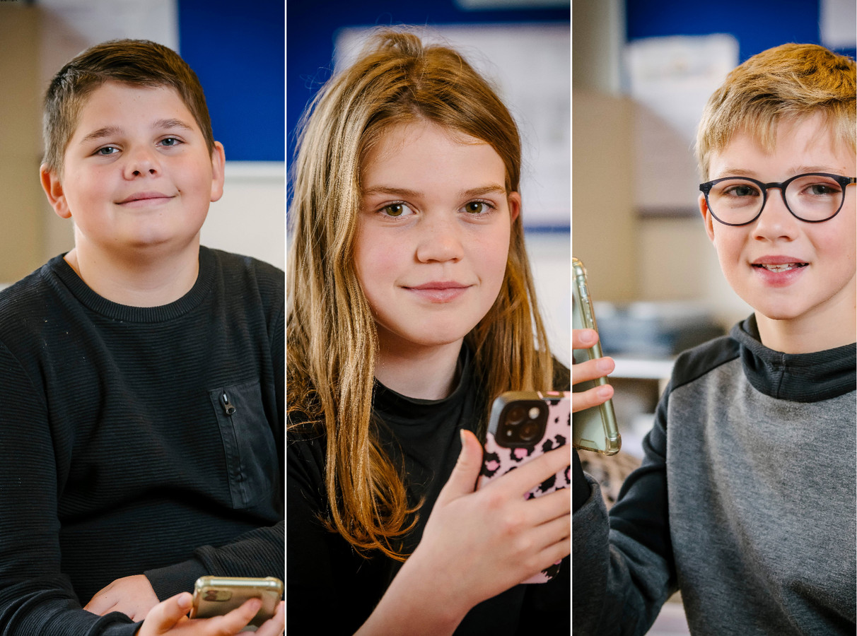 Mobieltjes niet meer welkom op de basisschool, wat vinden leerlingen daarvan? ‘Jammer, dacht ik ...