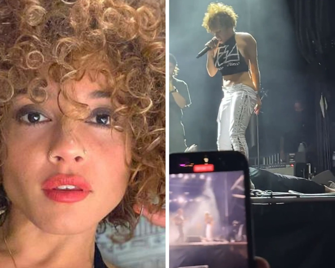 Une chanteuse urine en plein concert sur le visage de l'un de ses fans ...