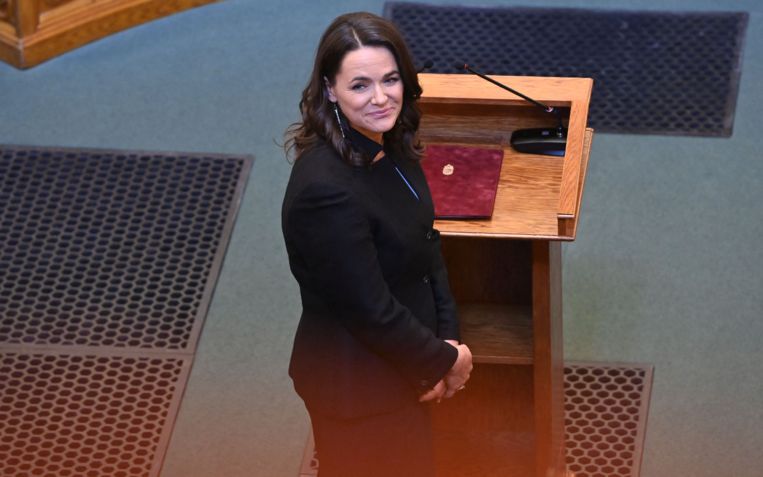 Katalin Novak (44) is de eerste vrouwelijke president van Hongarije