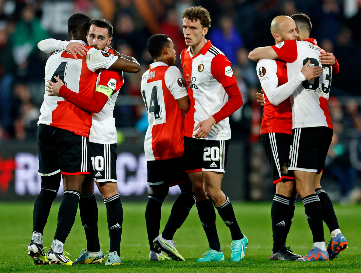 Mats Wieffer schiet Feyenoord naar zege in eerste kwartfinaleduel tegen ...