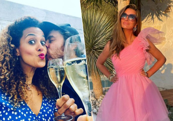 BV 24/7. Tatyana Beloy geniet van wat qualitytime en Véronique De Kock waant zich een suikerspin ...