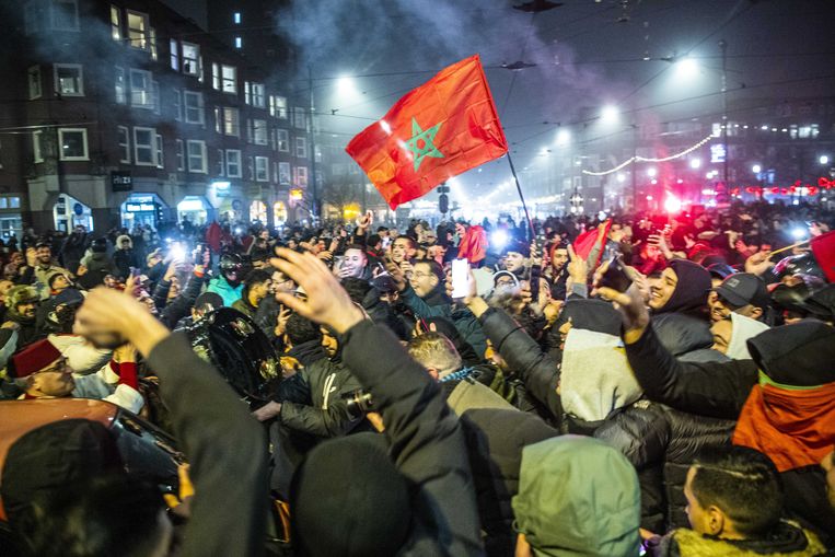 Tientallen arrestaties in de grote steden bij rellen na WK-feest Marokko