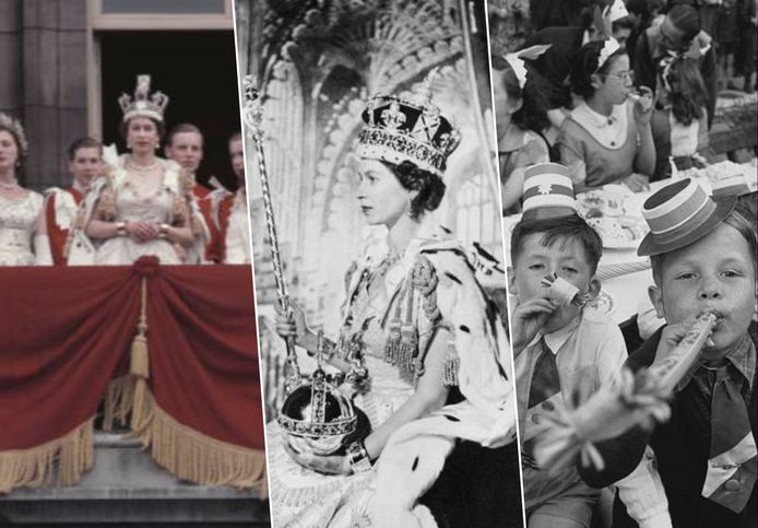 IN BEELD. Zo zag de kroning van Elizabeth II in 1953 eruit | Royalty ...