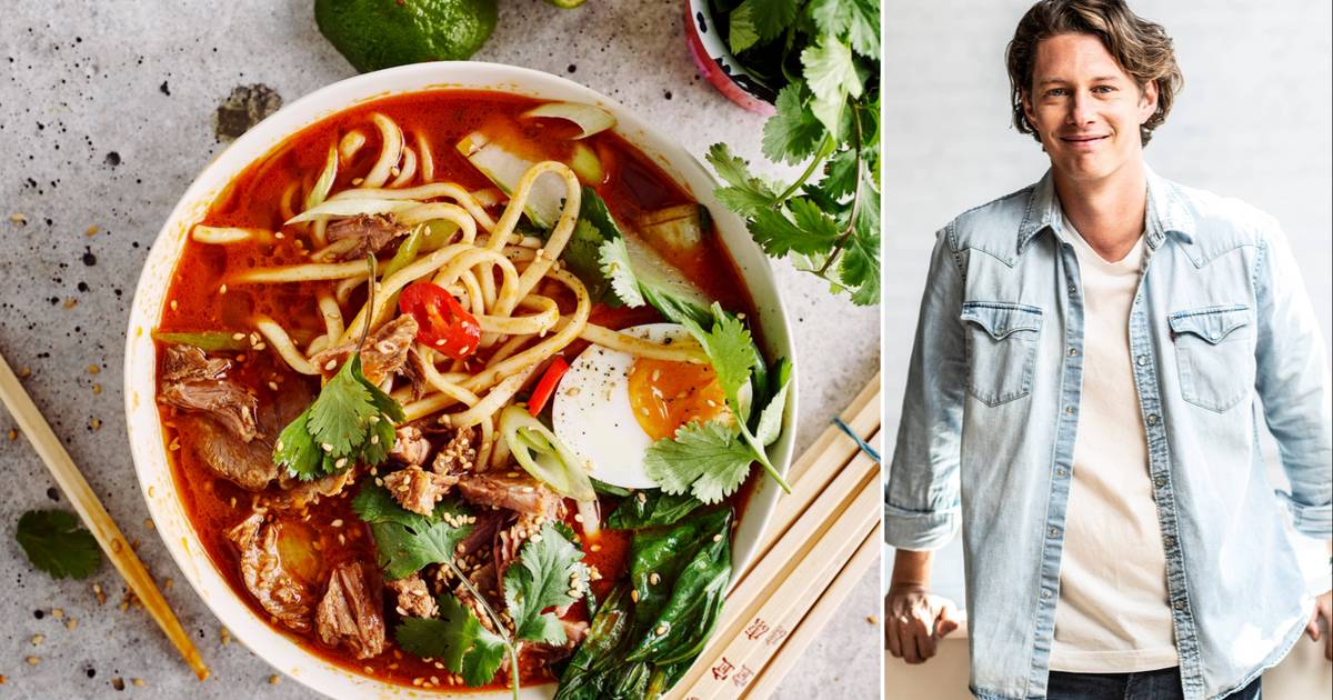 Noedels met spicy tomatenbouillon en varkenswang | Eten | hln.be