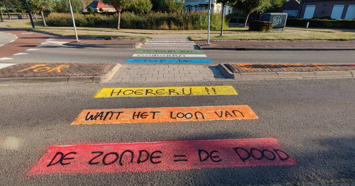 Komt er een officieel regenboogzebrapad op Tholen? ‘Nee, een zebrapad ...