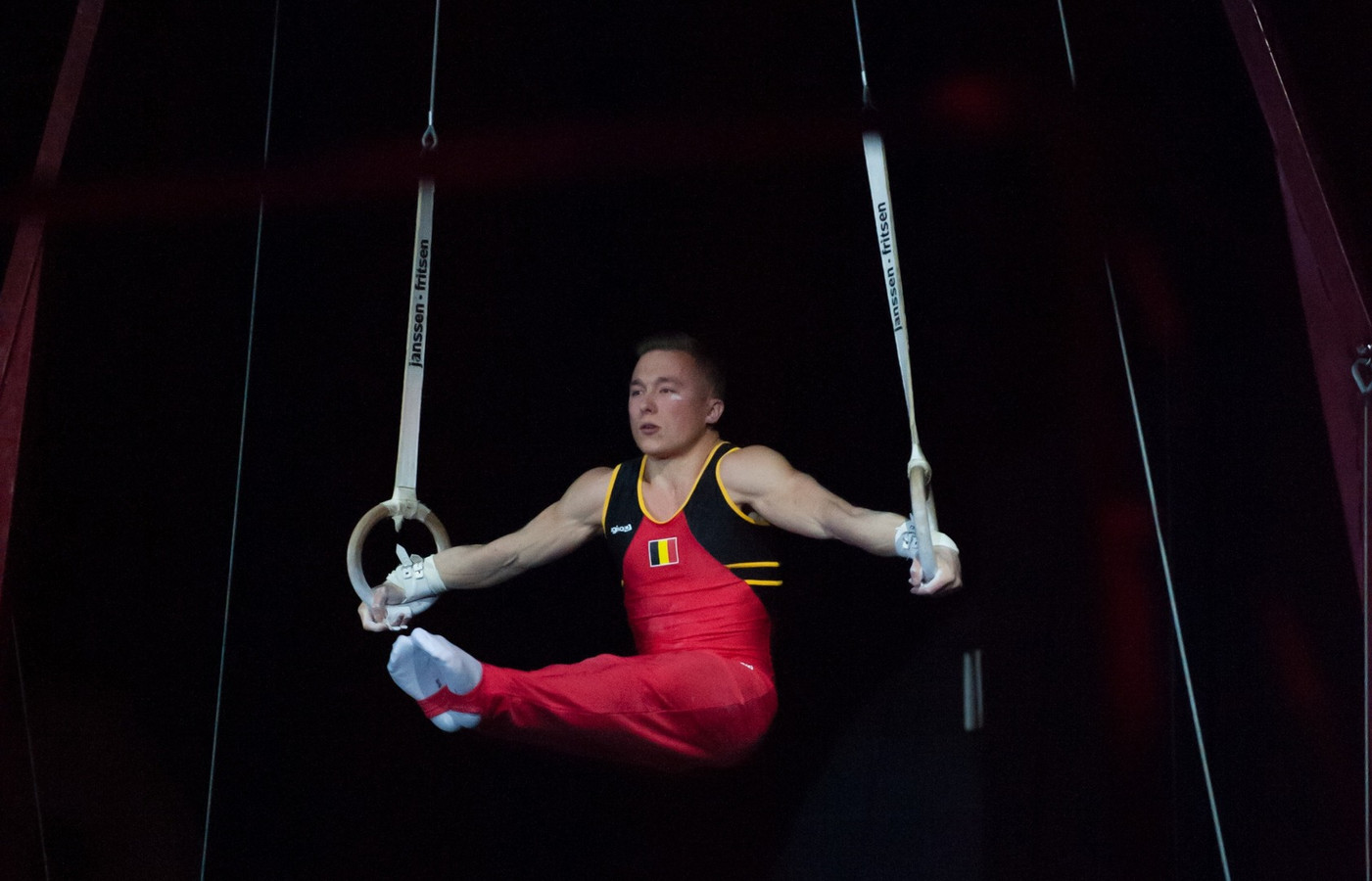 Denis Goossens toont zijn kunnen | Foto | hln.be
