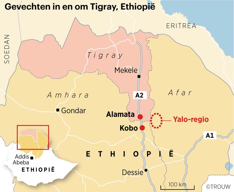 Wapenstilstand voorbij en burgeroorlog om Tigray weer in volle gang
