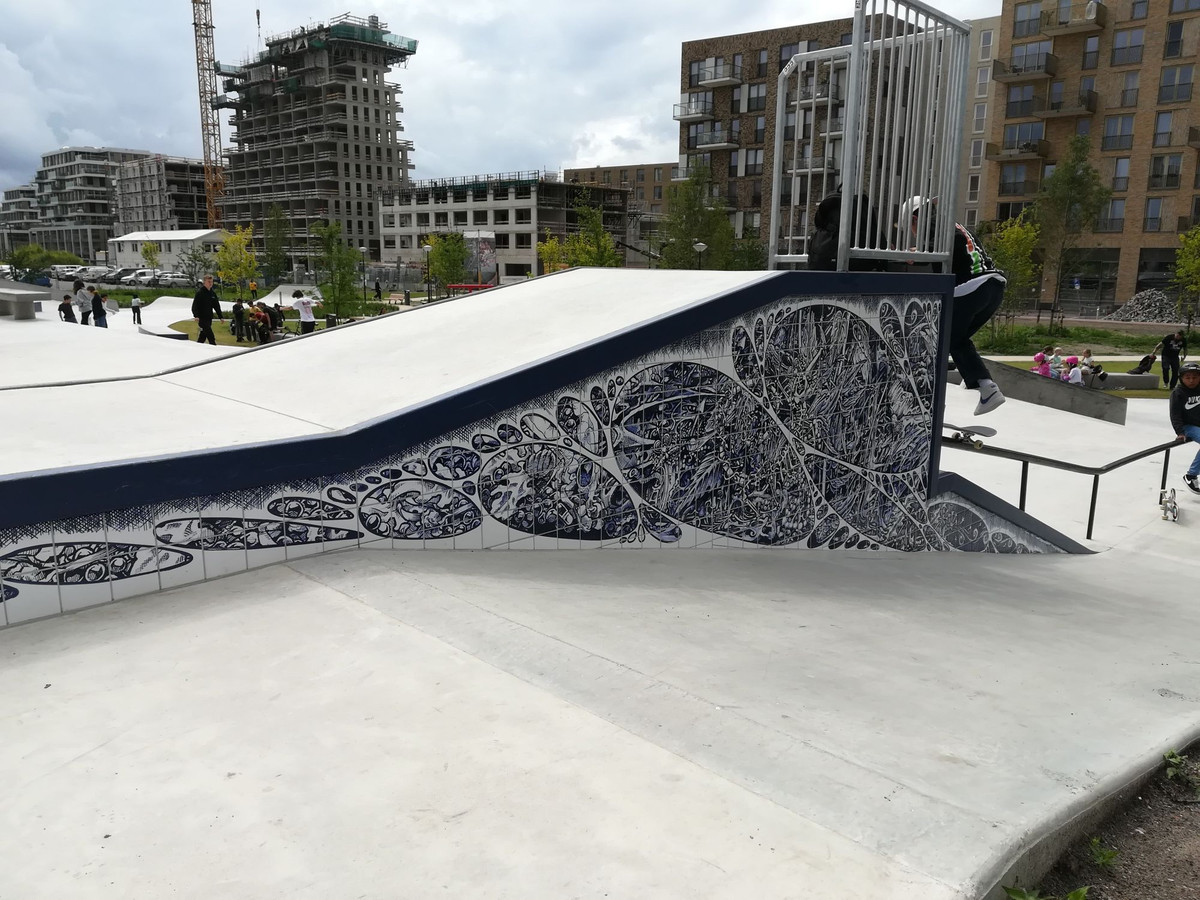 Dordtse kunst op grootste skatepark van Nederland | Foto | AD.nl Dordtse kunst op grootste skatepark van Nederland | Foto | AD.nl