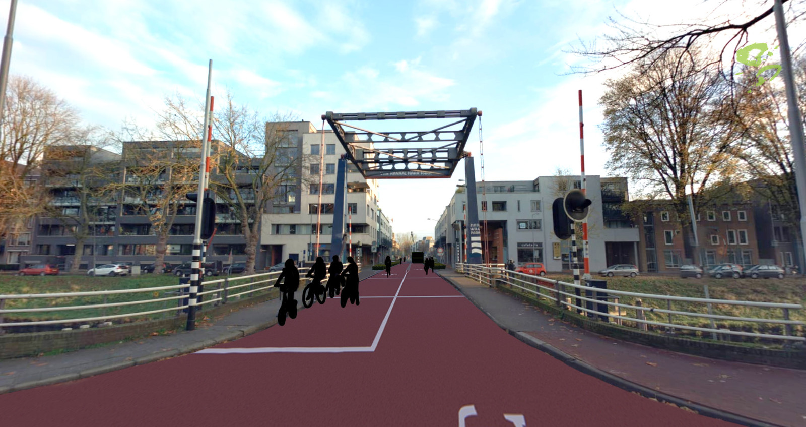 Drempels en versmallingen, begin gemaakt met fietsstraat Van ...