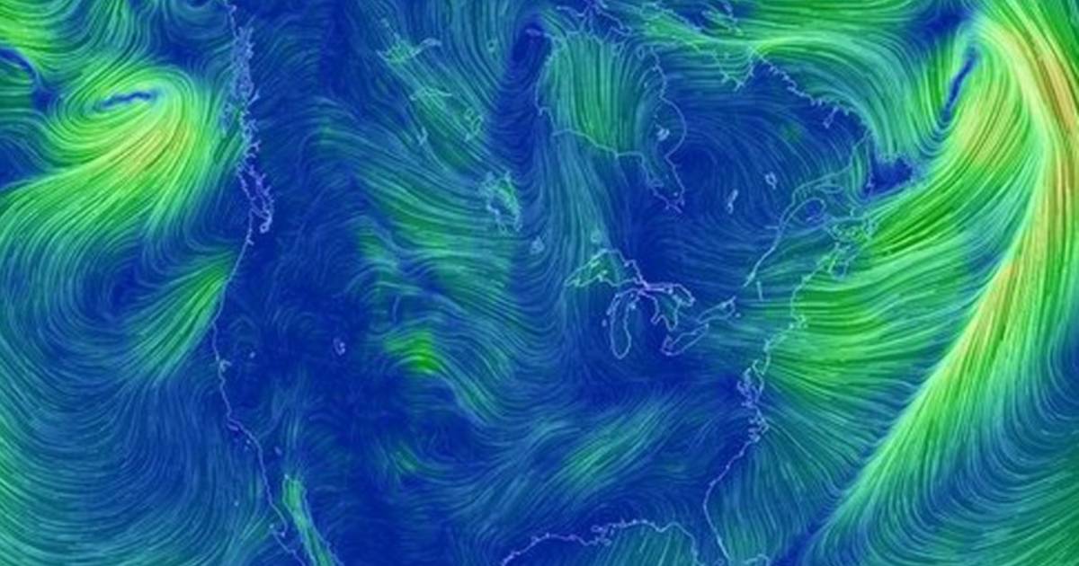 Earth Wind Map: ontdek hoe winden waaien | Milieu | hln.be