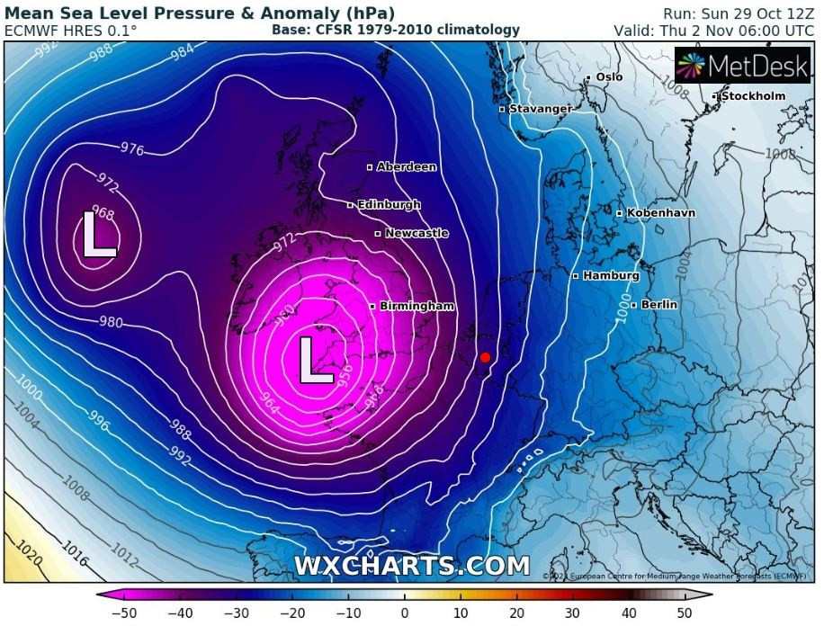 Frankrijk en Spanje kondigen als eerste ‘code rood’ af voor Ciarán ...