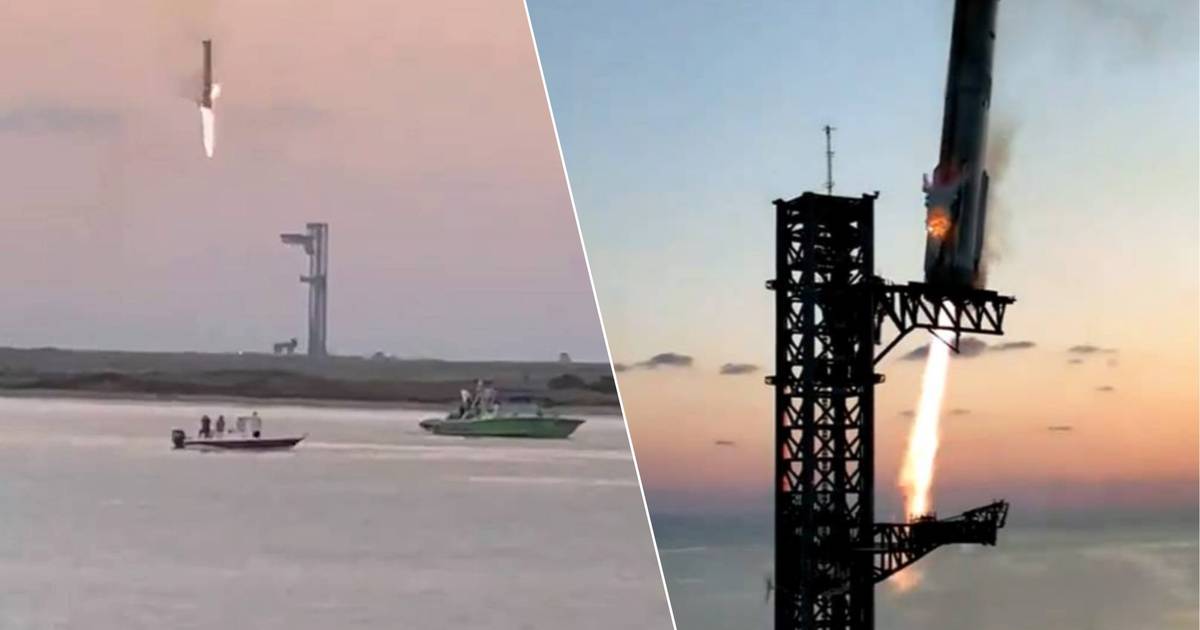 Vijfde testvlucht van Starship succes: terugkerende “booster” geland op ...