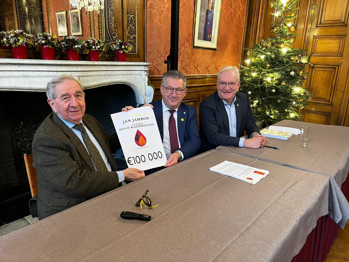 Brugse Heilig Bloedprocessie krijgt ‘bon van Jambon’ ter waarde van 100 ...