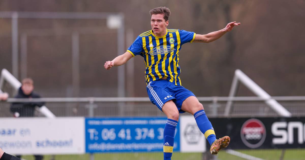 ‘Titelverdediger’ Jesse ter Beek is het scoren zeker nog niet verleerd ...