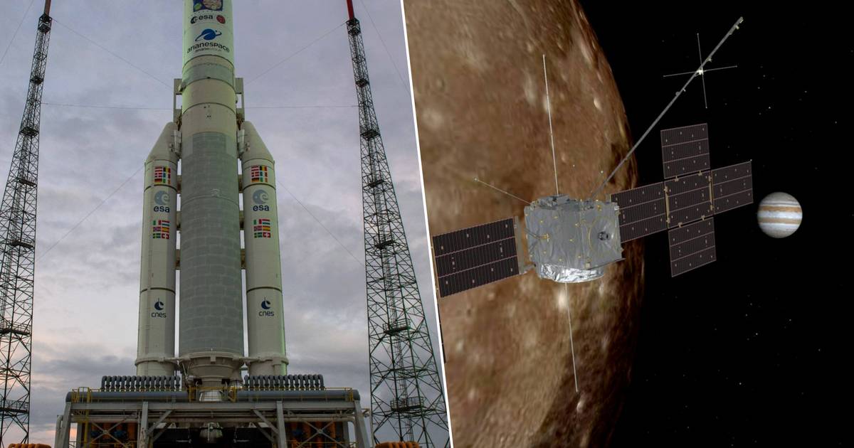 Lancering Europese ruimtesonde naar manen van Jupiter uitgesteld tot ...