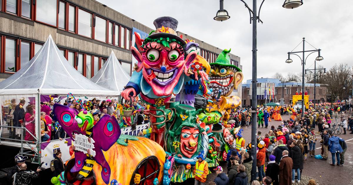 Hoalthakkers Losser gaan na ongeval met kop niet meer met de praalwagen ...
