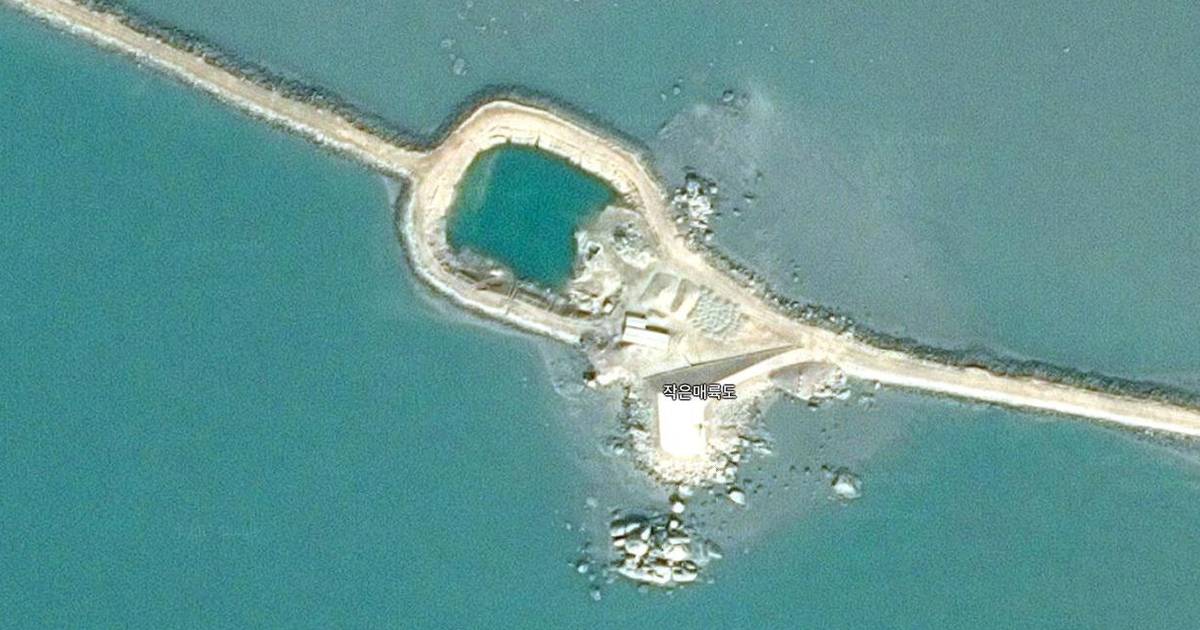 Noord-Korea bouwt mysterieuze kunstmatige eilanden in Gele Zee | Noord ...