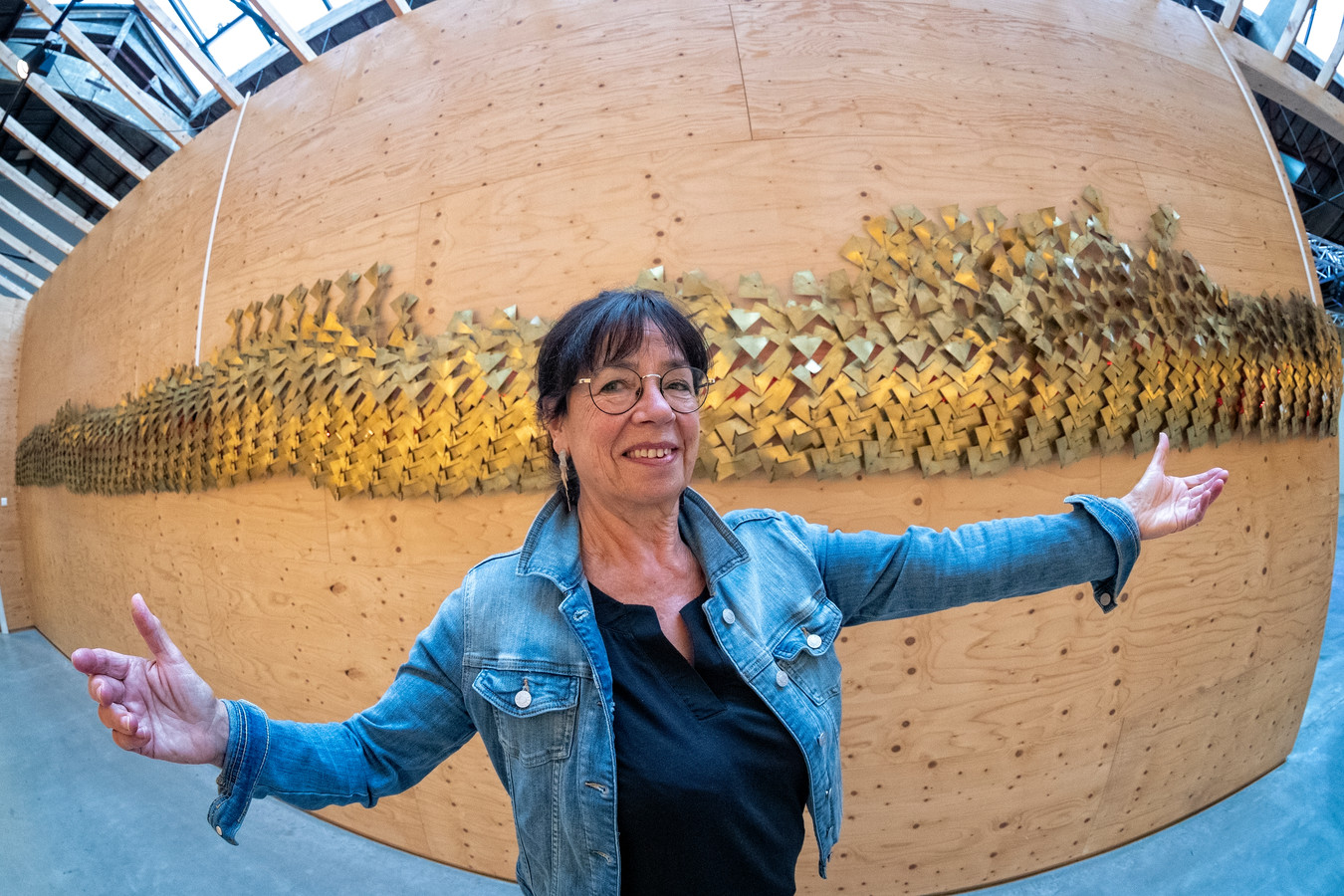 Na vier jaar is Fiekes 20 meter lange kunstwerk eindelijk in Zoetermeer ...