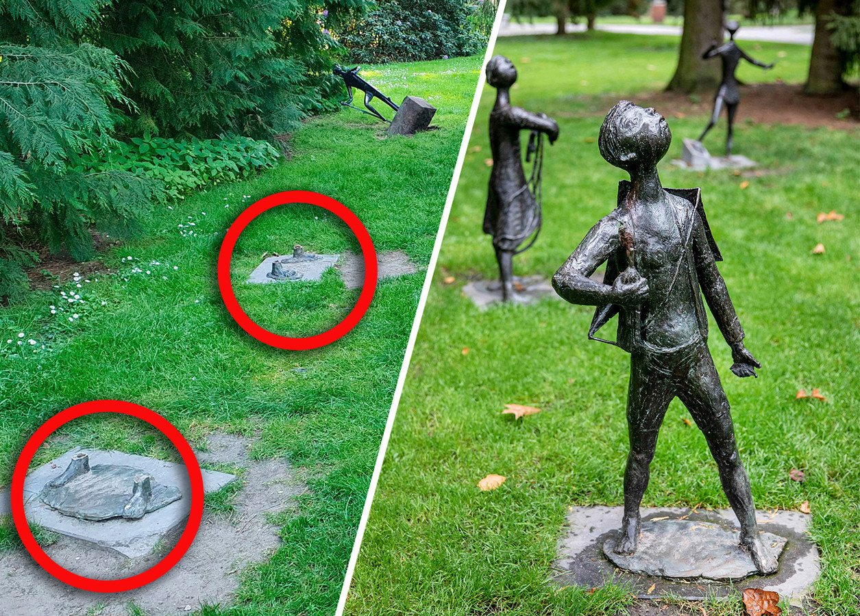 Waar zijn de afgezaagde bronzen kinderen? Niemand weet het nog na ...