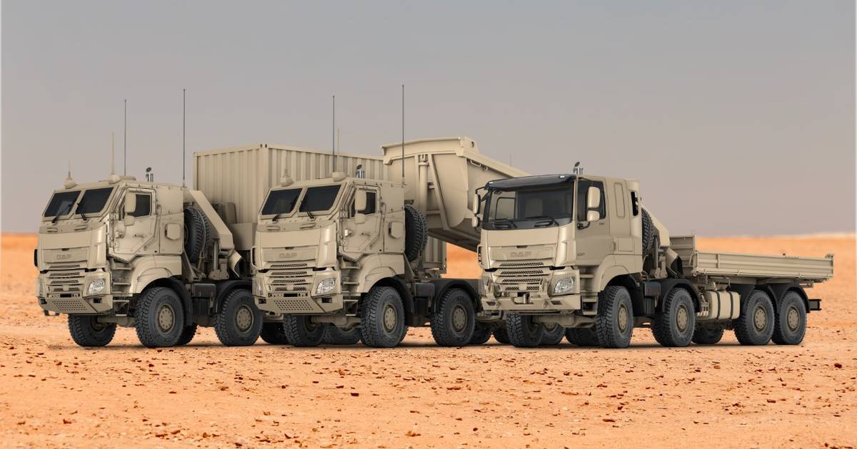 DAF produceert bijna 900 vrachtwagens voor het Belgische leger: “Unieke ...