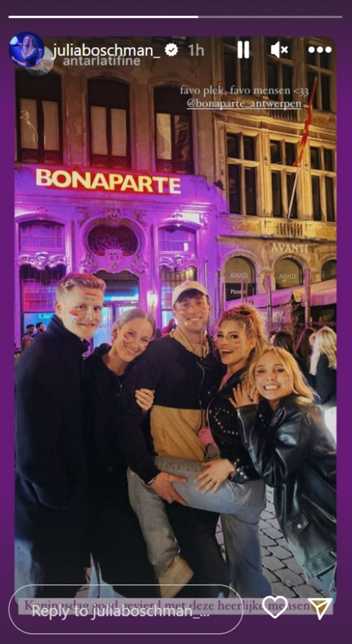 BV 24/7. Julie Vermeire en Stien Edlund vierden Koningsdag en Bart Kaëll waant zich Spider-Man ...