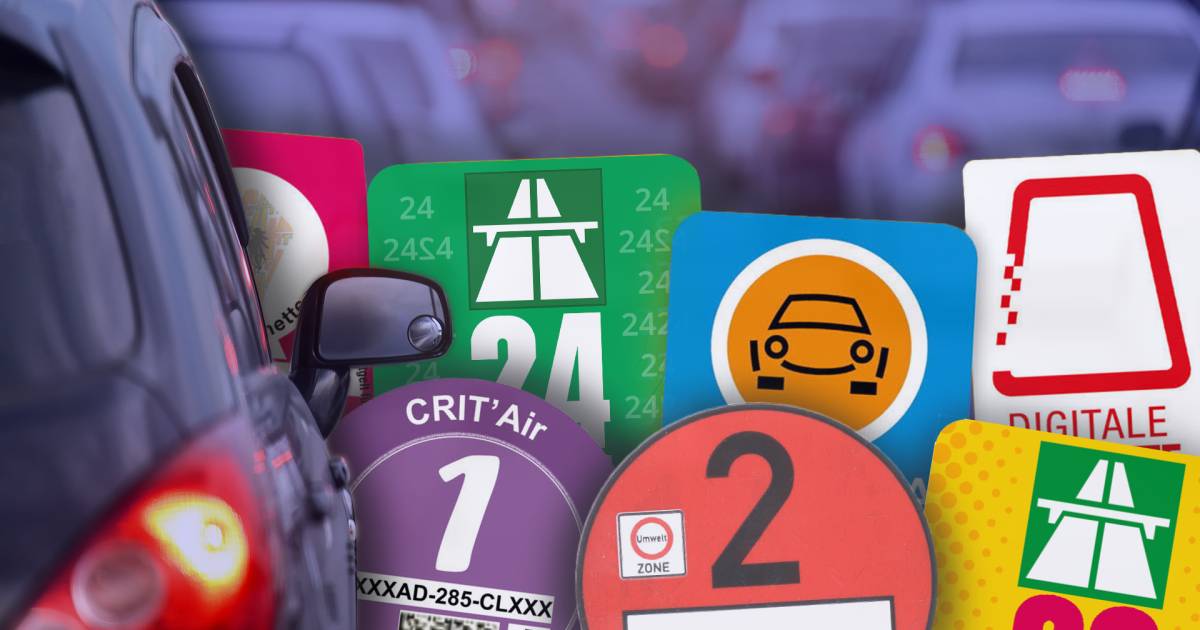 Op vakantie met de auto deze zomer? Deze stickers heb je nodig ...