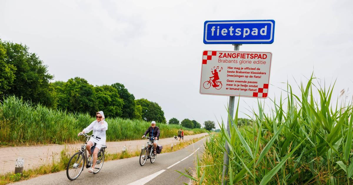 Geen ‘Hee gaode mee’, maar stilte op Brabants zangfietspad: ‘Met dit ...