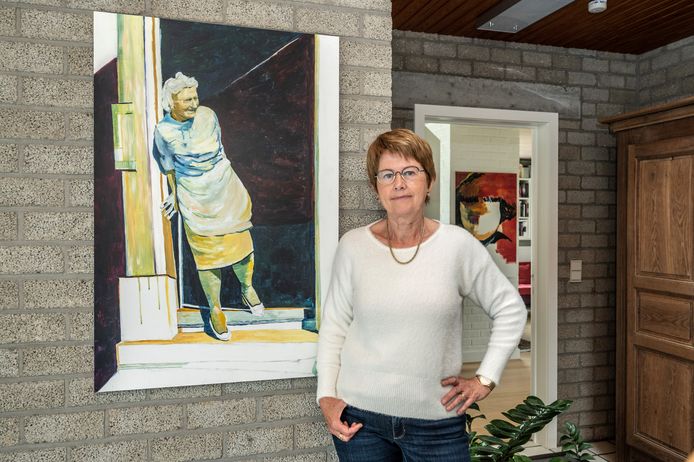 Hilde (68) toont voor het eerst haar kunstwerken in expo: “Oude ...